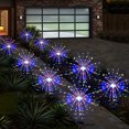 Solarera 4 Pack 120LED Solar Lights for Outside, Solar Firework Light ...