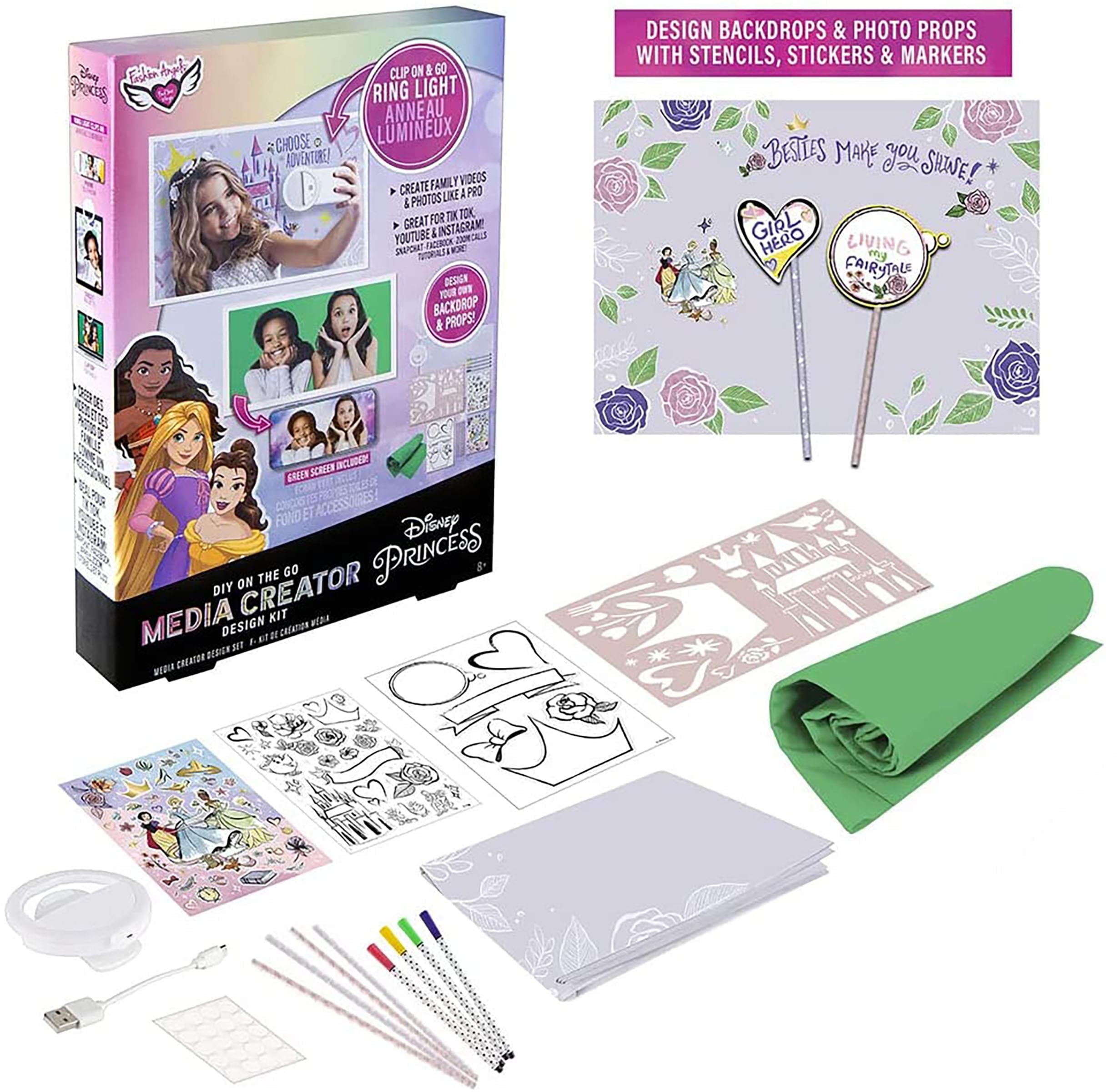 Disney Princess Fashion Angels Media Creator Design Kit - Walmart.com