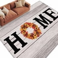 Area Rug for Living Room, Thanksgiving Non-Slip Indoor Ex Large Carpet ...