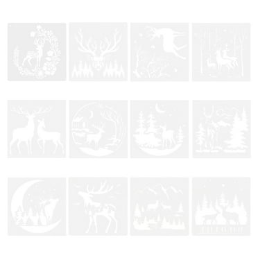 Plastic Reusable Drawing Painting Stencils Templates Sets for Painting ...