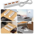 ANXPTIME 4 Port USB2.0 with Cable USB Splitter Power Adapter Multiple ...