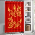 Chinese Spring Festival Shower Curtain Set, Waterproof Shower Curtains ...