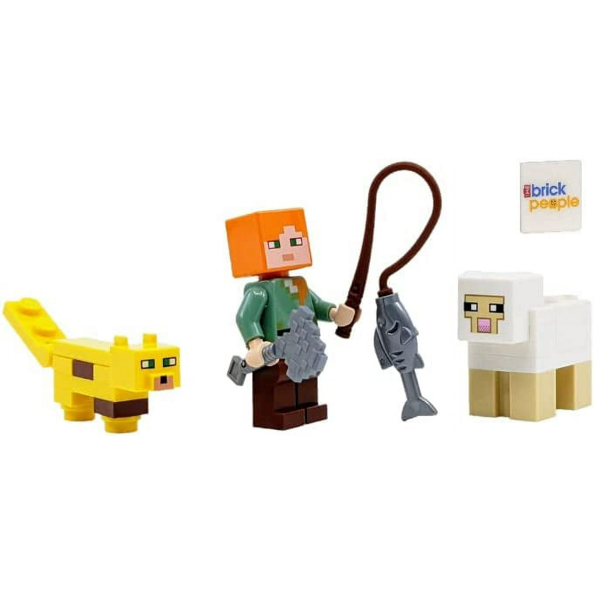 Click here for Lego Minecraft: Alex With Ocelot  Sheep And Fish C... prices