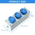 Outdoor Power Distributor 220V 10amp Plastic Waterproof Junction Box ...