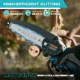 Saker Mini Chainsaw Cordless, 6 Inch Mini Chain Saw Cordless With ...