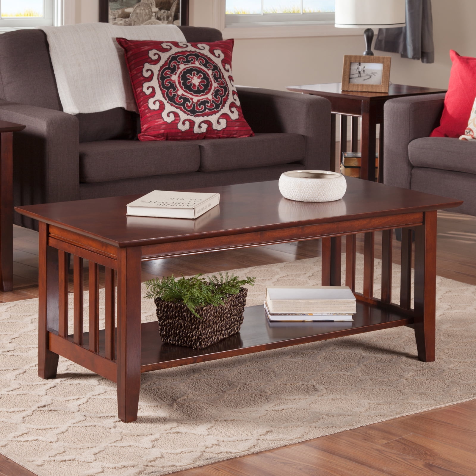 Click here for Afi Mission Solid Wood Transitional Coffee Table... prices