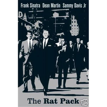 Hot Stuff Enterprise 2972-24x36-MU The Rat Pack Vegas Walk Poster ...