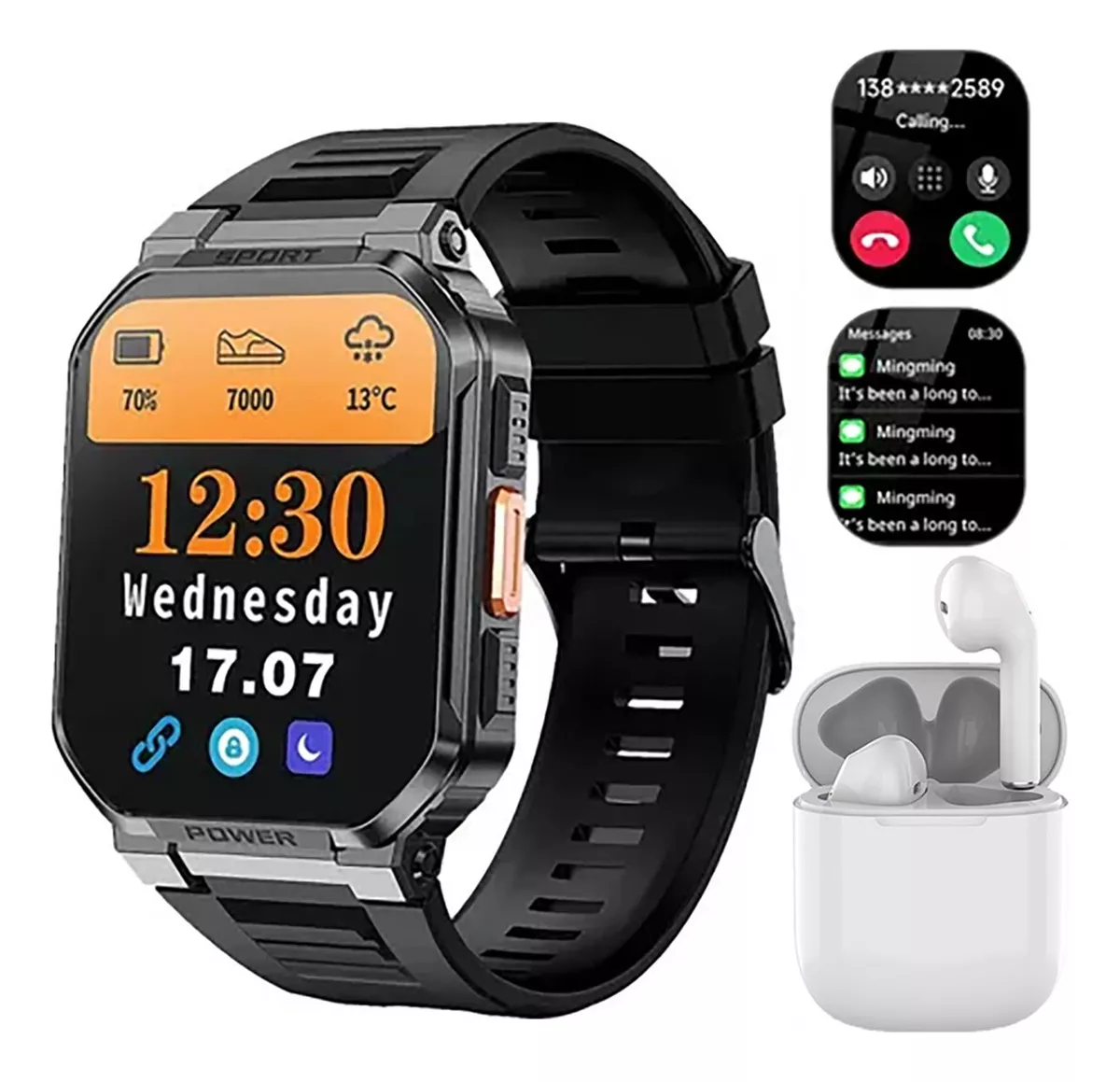 Reloj Inteligente Para Xiaomi Ios/fitness Tracker Ip68 | Bodega Aurrera ...