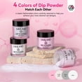 Saviland Dip Powder Nail Kit Keratin - Dip Powder Kit with Dip Powder ...