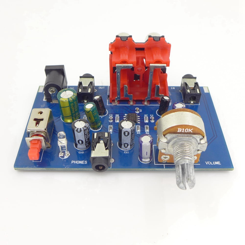 Buy NE5532 Dual OP Amp Front Audio Amplifier, Stereo Tube Preamp Treble Mid Bass Tone Control ...