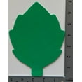 SHAPES ETC. Large Single Color Cut-Out - Green Leaf - Walmart.com
