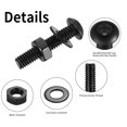 930 Pcs M4 Screw Assortment, M4 Bolts and Nuts Kit, Hex Socket Button ...