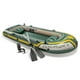Intex Seahawk 4, 4 Person Inflatable Boat Raft Set with Oars & Air Pump ...