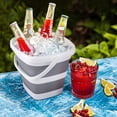 Collapsible Bucket, 5L 1.3Gallon Small Cleaning Mop Buckets for ...