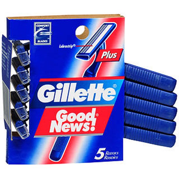 Gillette® Sensor2® Disposable Razors 5 ct Pack - Walmart.com