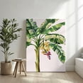 "Boho Moonlit Meadow" Botanical Canvas Art, Whimsical Dandelion and ...
