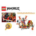 LEGO NINJAGO 71818 Tournament Battle Arena – 659 Piece Build & Play Set ...