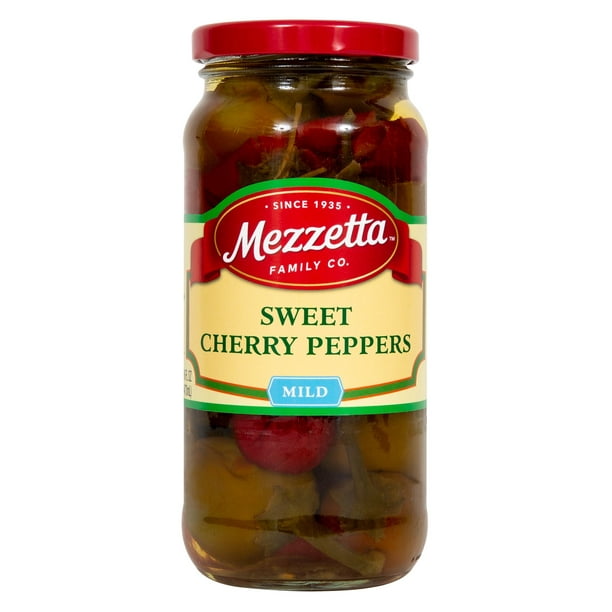 Mezzetta Mild Sweet Cherry Peppers, 16 fl oz - Walmart.com