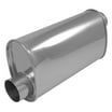 Vibrant Performance 1145 STREETPOWER Flat Black Oval Muffler - Walmart.com