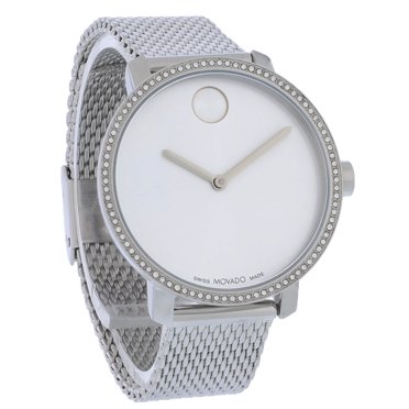 Movado Bold Evolution Women's Watch, Silver Stainless Steel, 3600821 ...