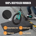 M optimized 4" Rise Rubber Power Wheelchair Scooter Threshold Ramp for ...