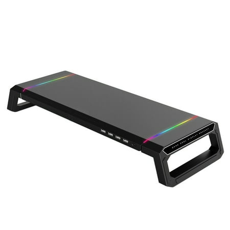 Computer Notebook Stand with Storage Drawer Tabletop Bracket with 4 USB ...