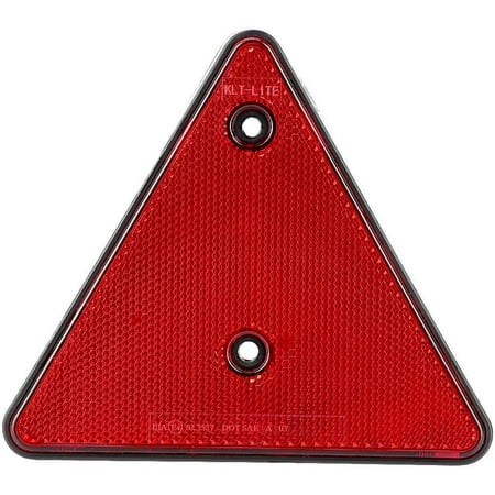 PERTTYUNG For Triangle Reflector Truck Triangle Reflector, Red Rear ...