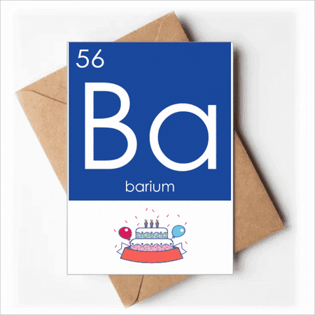 Chestry Elements Period Table Alkaline Earth Metal Barium Ba Happy ...