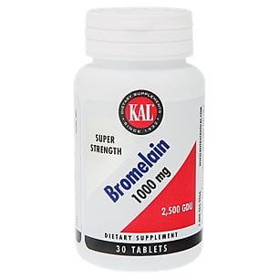 KAL Bromelain Tablets, 1000 mg, 90 Count - Walmart.com - Walmart.com