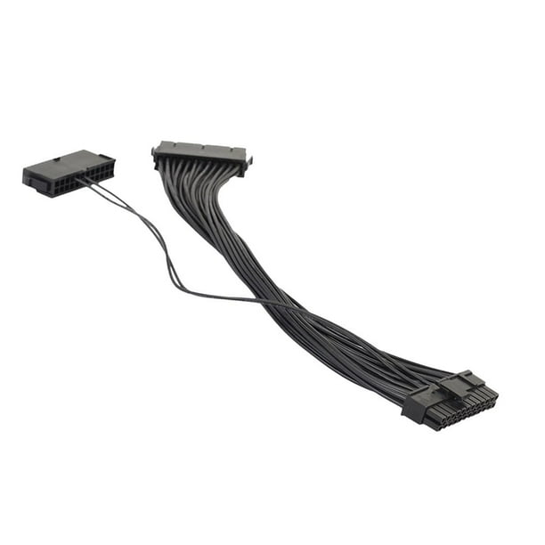 Power Supply Splitter , Dual PSU Power Adapter Cable 24 Pin (20+4pin ...
