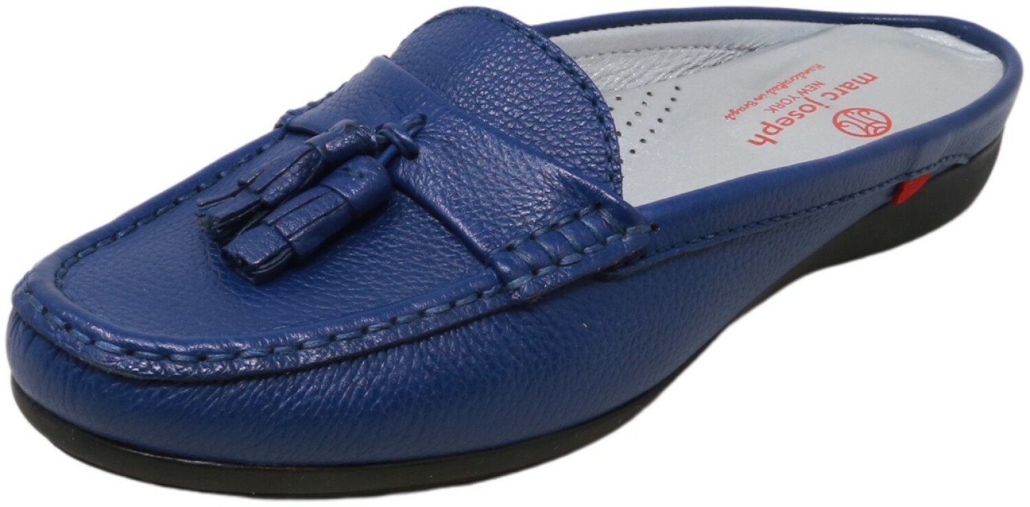 Marc Joseph New York Women's Pearl St Mule Blue Print Grainy Leather ...