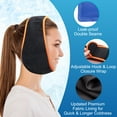 LotFancy Face Ice Pack Wrap with 4 Reusable Hot Cold Therapy Gel Packs ...