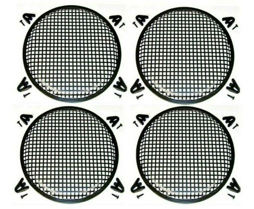 4 American Terminal 10" Subwoofer Metal Mesh Cover Waffle Speaker Grill ...