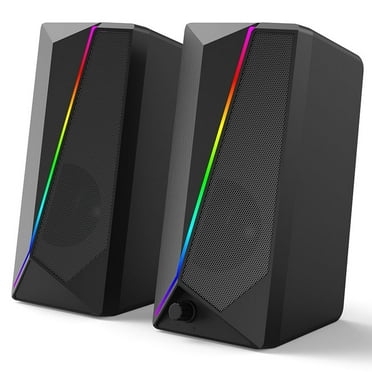 LENRUE A39 Computer Speakers,Wired USB Powered Soundbar Speaker,10W PC ...