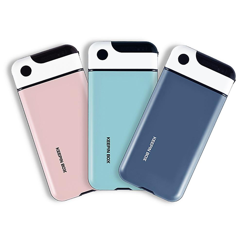 Yeegool Keepin Box Smart Phone Lock Box Timer Bag Portable Mobile Phone Safe Locking Case Self Discipline Cell Phones Timed Lockbox Pink