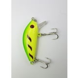 Wildlife Lures 2" inch Wobbler Hard Fishing Lure Bait (Red Eye Tiger ...
