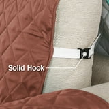 ANMINY Sofa Cover Slipcover 1/2/3 Seaters Couch Cover Non-slip Coffee ...