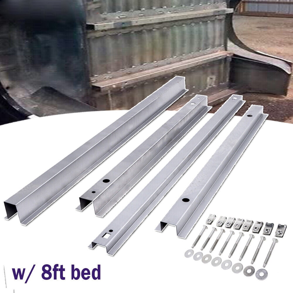 NIXFACE 4x Truck Bed Support Rails For 99-17 Ford Super Duty F250 F350 ...