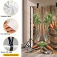 Rabbit Tail Backdrop for Photography, Wooden Barrel Carrots Whimsical ...