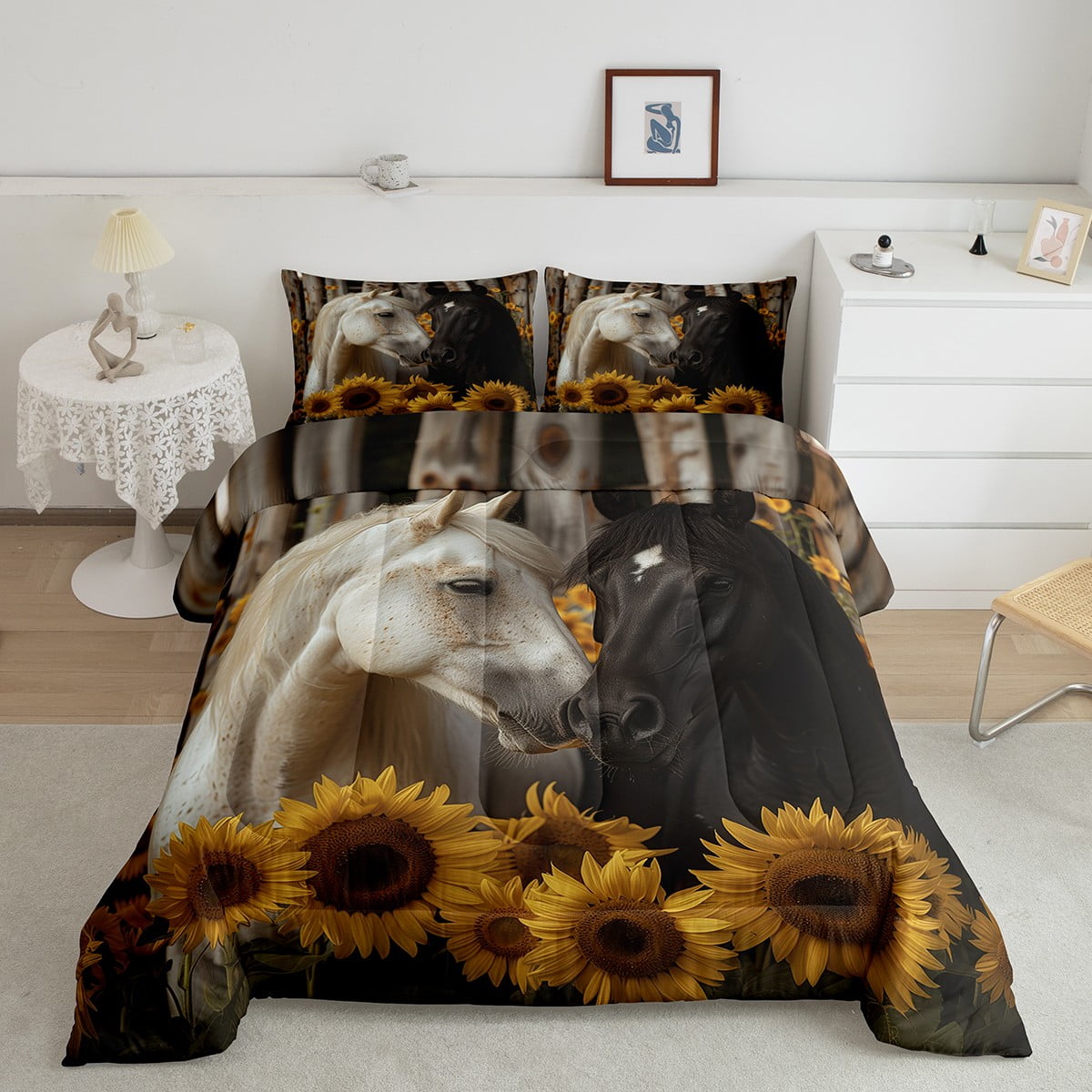 Click here for Yst Horse Comforter Set 3d Horse Printed Bedding F... prices