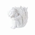 Cherub Resin Pen Holder Desk Organizer, White Sculpture Cute Pencil Cup ...