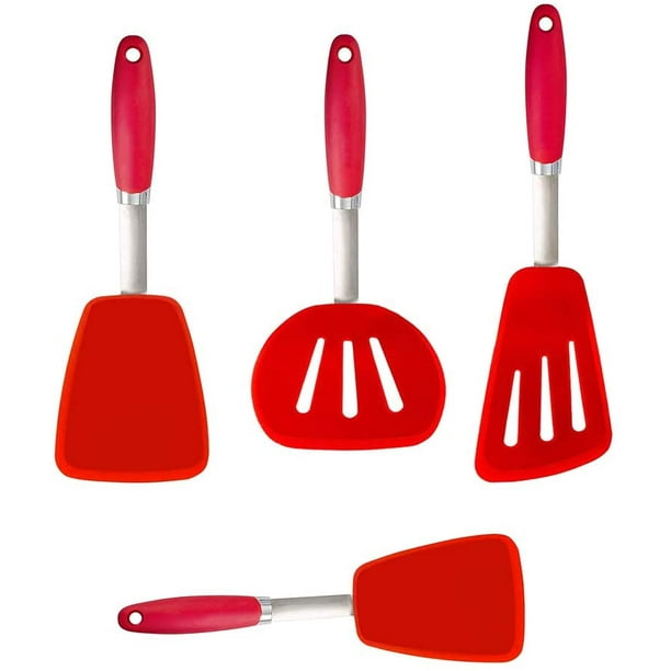Extra Large Rubber Spatulas Silicone Heat Resistant Spatula Set - XL ...