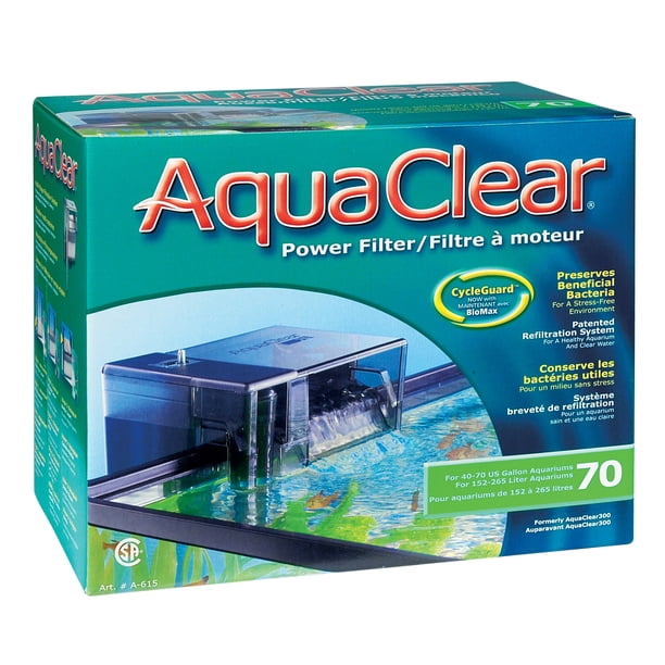 AquaClear - Fish Tank Filter - 40 to 70 Gallons - 110v - Walmart.com ...