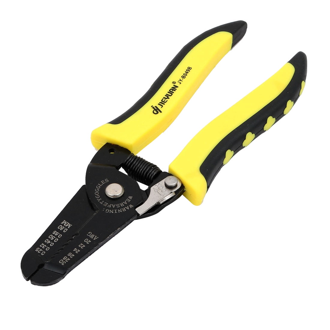Yellow Plastic Coated Handle Wire Stripping Pliers Cable Cutter Hand Tool