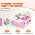 KFFKFF Compact Clay Wheel, Speed 0-320RPM with Removable Basin, Dual ...