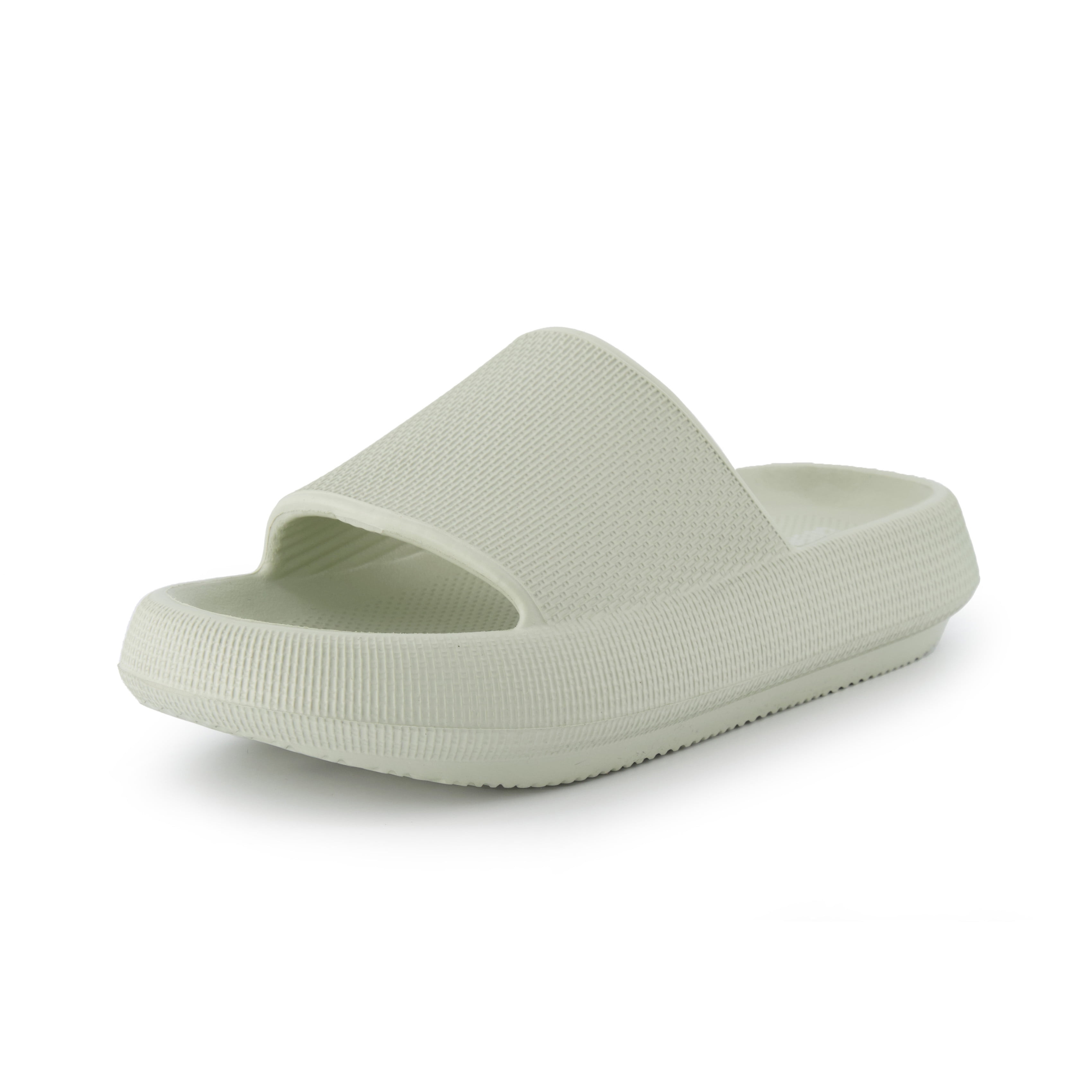 Cushionaire Women's Feather Recovery Slide Sandal with +Comfort ...