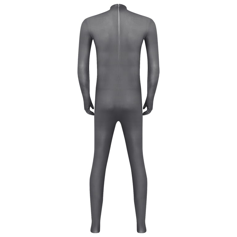 Body Unitard Unisex High Neck Zip Unitard - Full Body Spandex Suit For ...