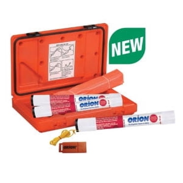 Orion Safety Products Handheld Emergency Signal Flares, Orange Smoke ...