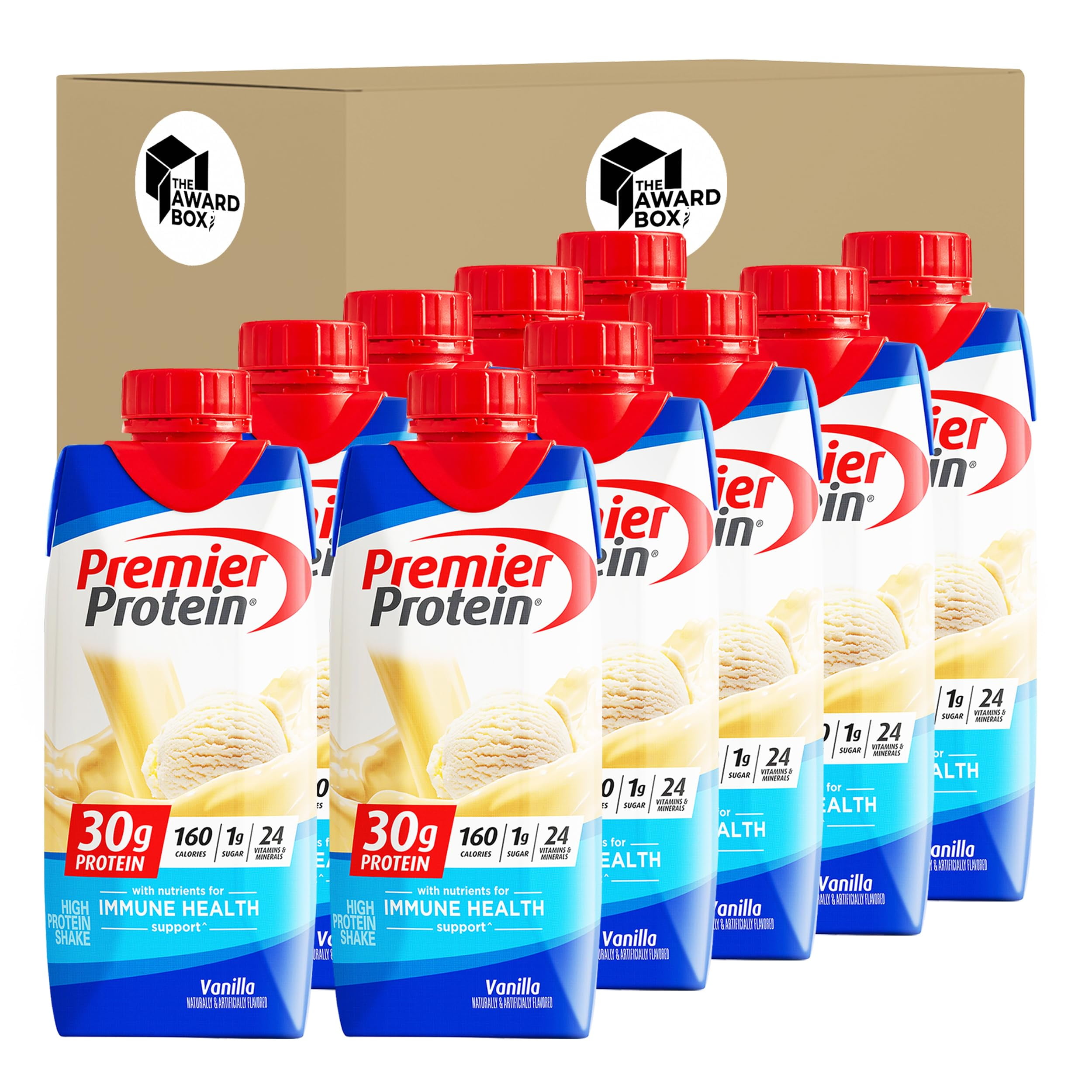 Premier Protien | 30g High Protein Shake Variety Sampler Pack Vanilla 11 Fl oz each in The Award ...