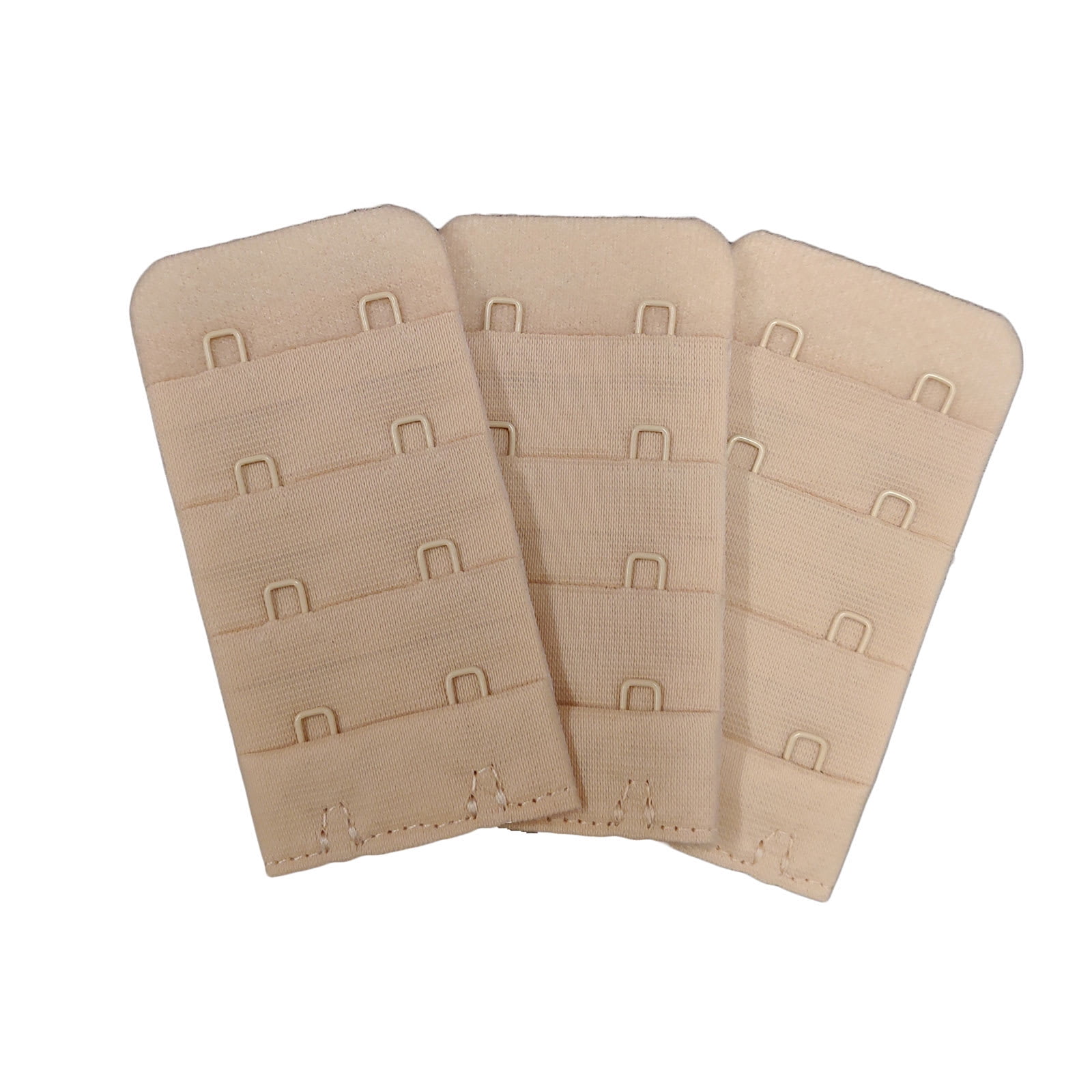Braza Women's Bra Back Band Extenders 2 Hook 1.5" Beige 3pc - Walmart.com